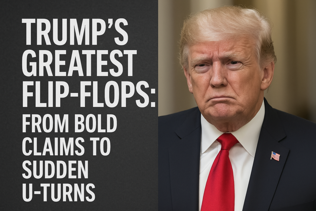 Trump's U-Turns: A Closer Look at the President’s Flip-Flops - News Portal